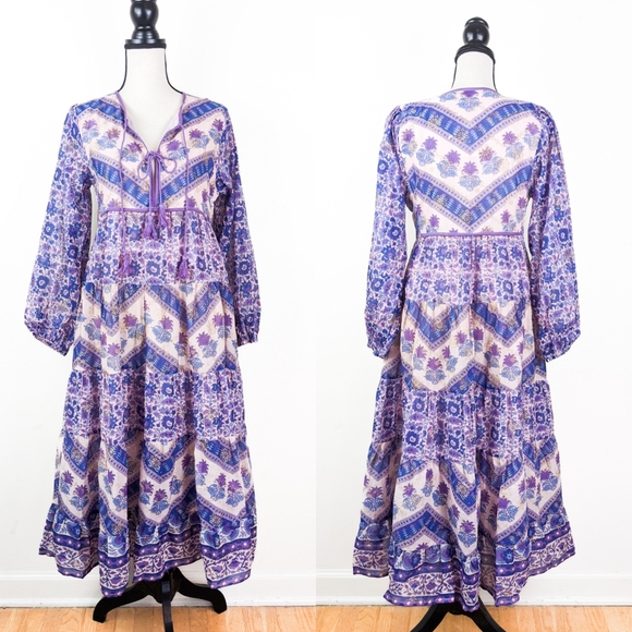 Blue Boheme | Dresses | Last Nwt Blue Boheme Kayla Midi Dress Liberty ...